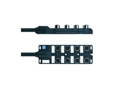 4I/OM12-5P3C-2/S370, I/O-junction passive, M12x1, Cable - Tipteh