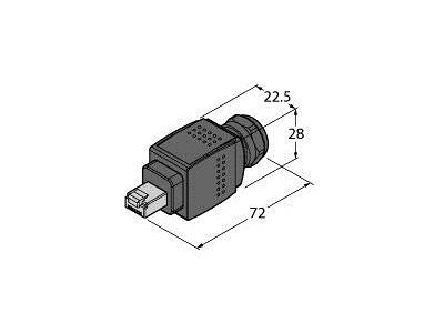 AIDA-POWER-CC, Push-pull Power Connectors according to AIDA, Field ...