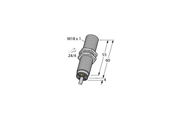 BI8-M18-LIU, Inductive Sensor, With Analog Output, Standard - Tipteh