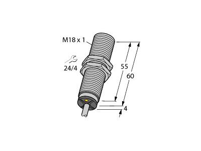 NI10-M18-LIU, Inductive Sensor, With Analog Output, Standard - Tipteh