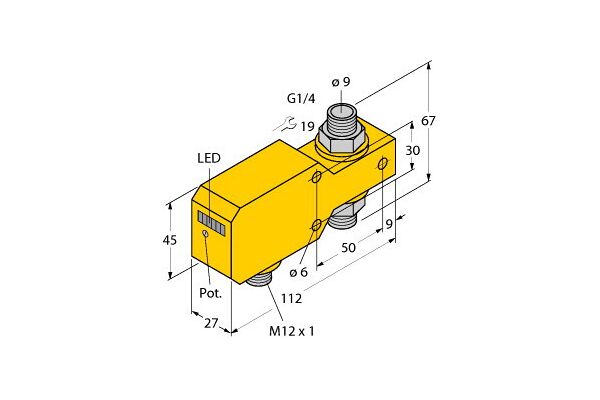 FCI-D10A4P-ARX-H1140/A, Flow Monitoring, Inline Sensor with Integrated ...