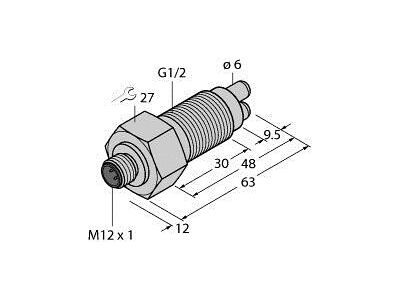 FCS-GL1/2A4-NAEX/A/D100, Flow Monitoring, Immersion Sensor without ...