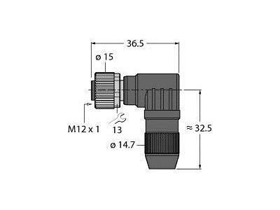 AIDA-RJ45-CC, Push-pull RJ45 Connector According to AIDA, Field ...
