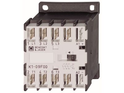 K1-09D10 24 EV, Mini contactor 4kW/AC3, 3-pole, 1NO, Coil 24VAC 50Hz ...