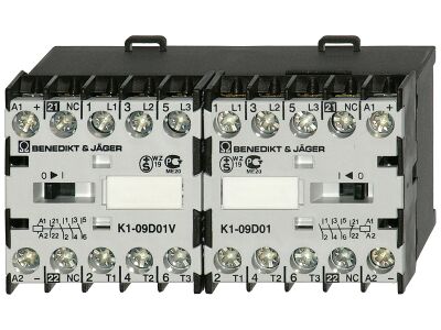 K0-05D00-40 110, Micro contactor 2,2kW/AC3, 4-pole, Coil 110VAC 50Hz ...