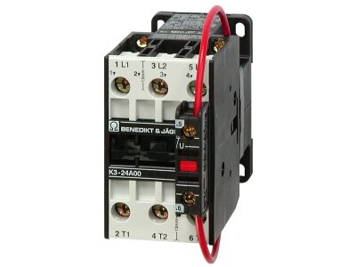 K3-24A00 24, Contactor 11kW/AC3, 3-pole, Coil 24VAC 50Hz - Tipteh