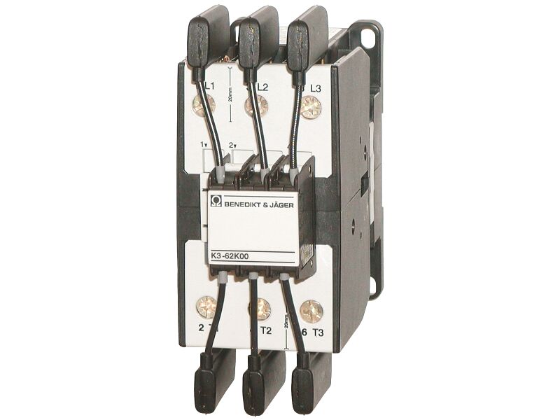 K3-62K00 230, Capacitor contactor 50kVAr AC3/400V 3-pole, Coil 230VAC ...