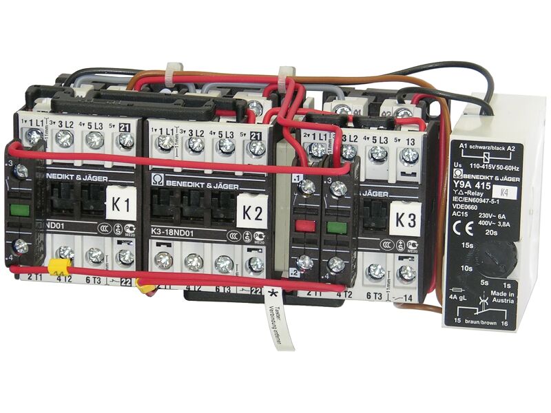 K3NY26 230, Star-delta contactor 15kW/AC3, Coil 230VAC 50Hz - Tipteh