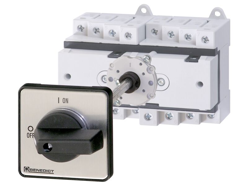 LS25 VZV A6, DC-Disconnector 25A/1000VDC base Mount 6-pole - Tipteh