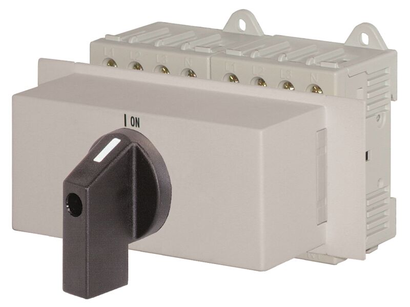LTS20 SMA U4, Changeover switch 20A DIN-rail Mount 4-pole - Tipteh