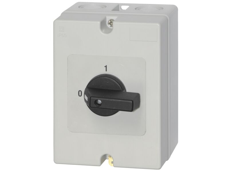 LTS25 PF A4, ON-OFF switch 25A with enclosure IP65 4-pole - Tipteh