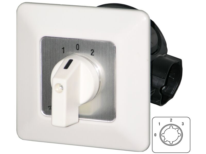 M10 UP GR14+UP, Group switch 20A flush Mount with box 1-pole, three ...