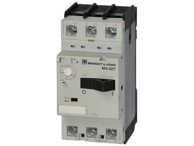 M4-32T-1,6, Motor protection circuit breaker, fused, push button, 1,0-1 ...