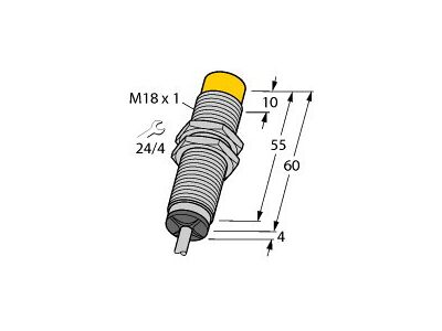 NI8-M18-LIU, Inductive Sensor, With Analog Output, Standard - Tipteh