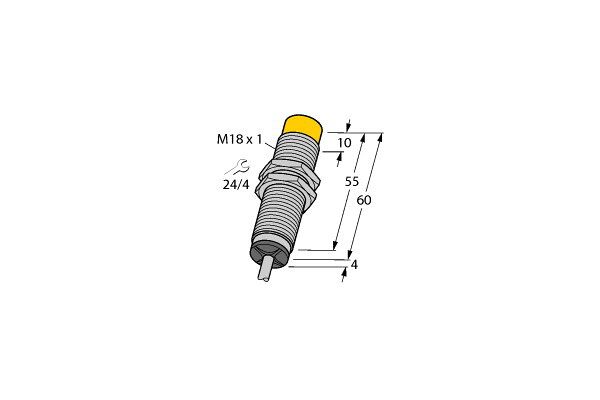 NI8-M18-LIU, Inductive Sensor, With Analog Output, Standard - Tipteh