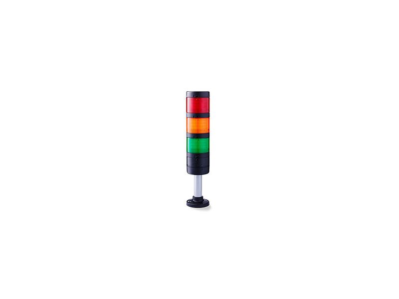 PC7 Signal tower 24 V AC/DC red/amber/green, Modul-Perfect 70 modular ...