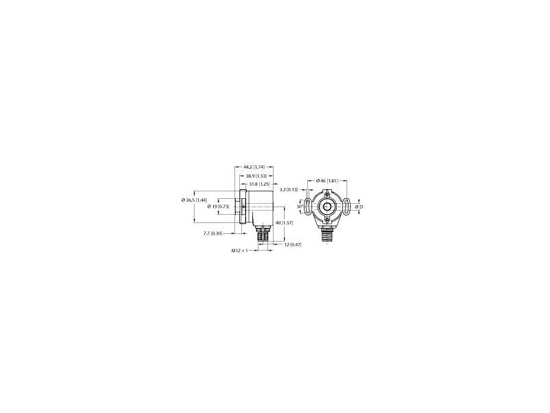 REI-05I6E-2H1024-H1181, Incremental Encoder, Industrial Line - Tipteh