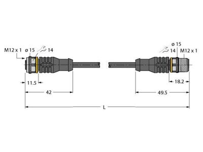RKC8.704T-1-RSC4.5T/TXY3013, Actuator and Sensor Cables for Safety ...