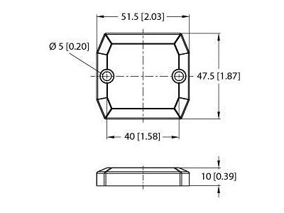 TW860-960-Q21L85-M-B110, UHF Tag, BL ident - Tipteh